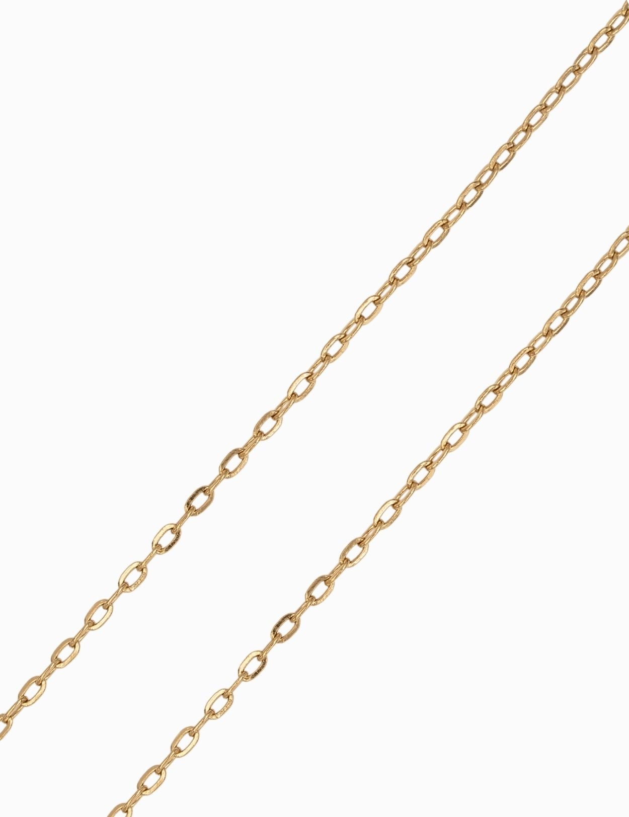 Collier Forçat 1.6x2mm - L50+5cm - La Perlerie 22